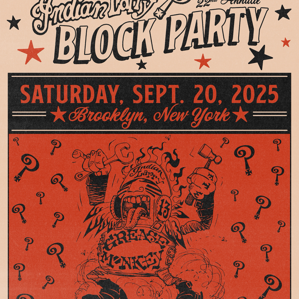 Indian Larry Block Party - September 20, 2025– Indian Larry Motorcycles