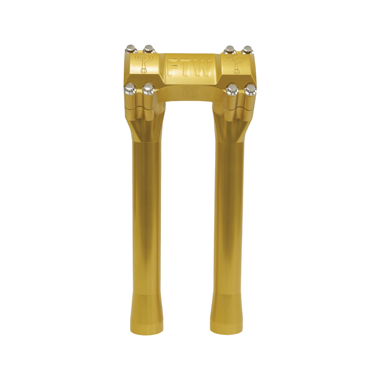 Brooklyn Brawler Harley Davidson Risers - Anodized Gold / 10"– Indian ...