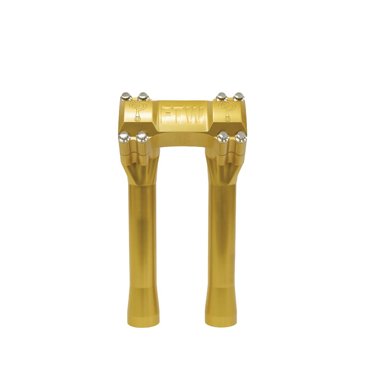 Brooklyn Brawler Harley Davidson Risers - Anodized Gold / 8"– Indian ...