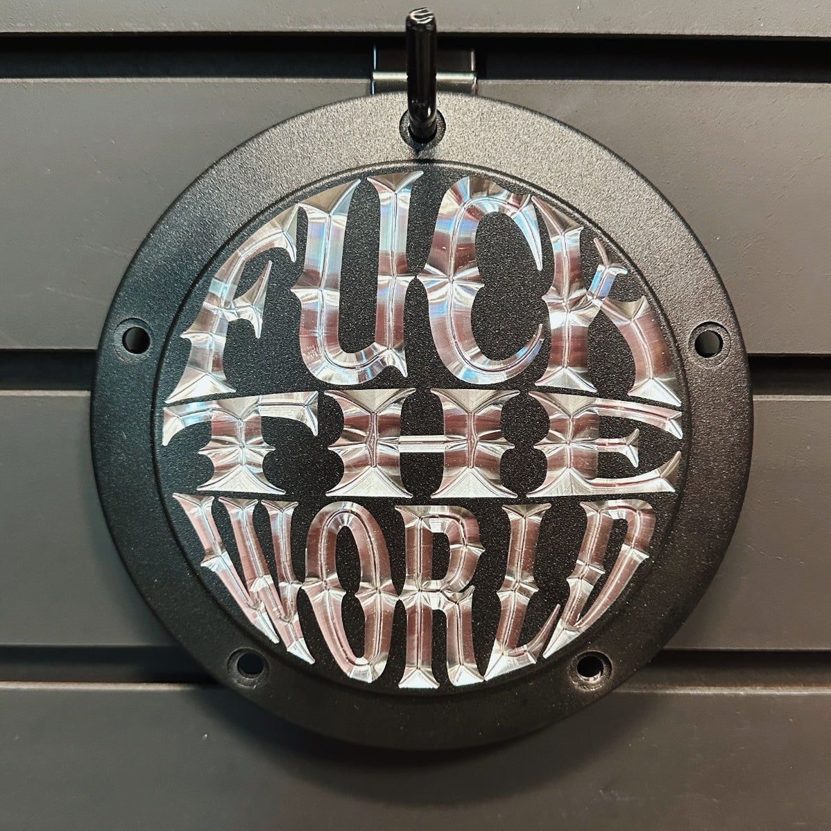 FTW M8 Softail Derby Cover - Matte Black + Aluminum– Indian Larry ...