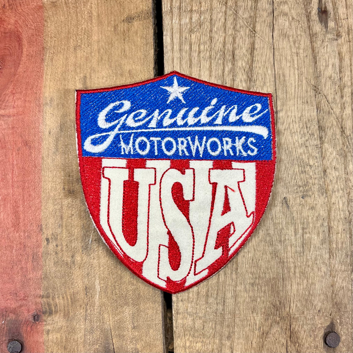 Vintage Genuine Motorworks USA Patch– Indian Larry Motorcycles